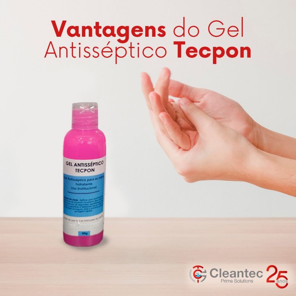 Gel Antisséptico Tecpon - Cleantec Prime Solutions